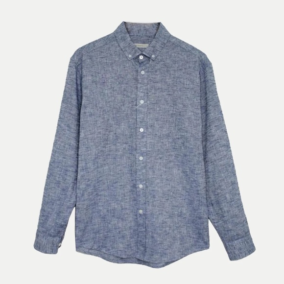98 coast av | Shirts | 98 Coast Av Linen Look Shirt | Poshmark